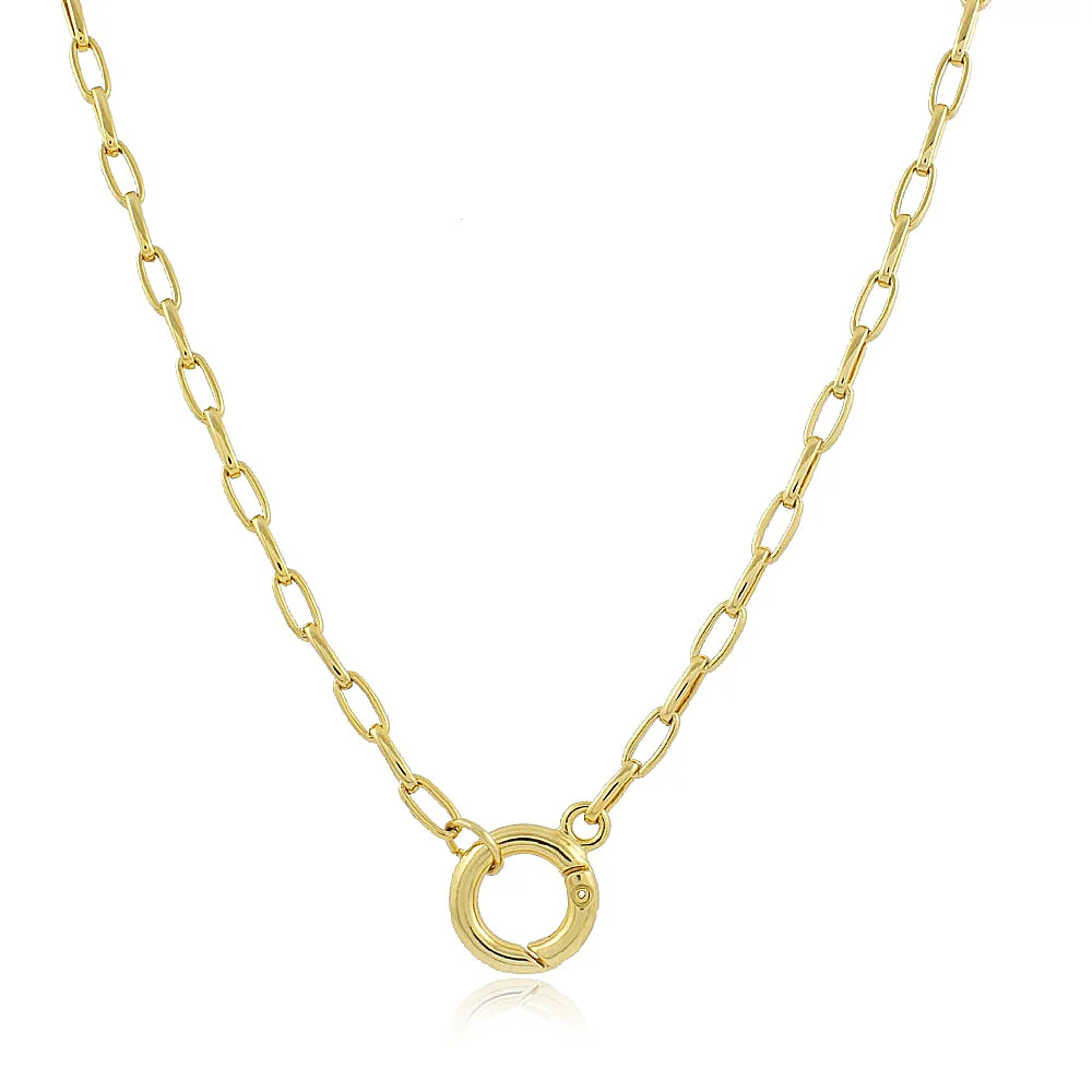 NARA DESIGN SEMIJOIAS | - Colar Elos 07 Fecho Redondo P