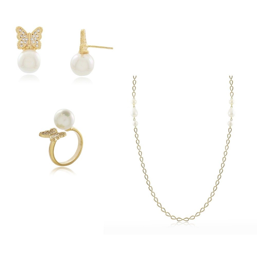 NARA DESIGN SEMIJOIAS - Combo Nara 202